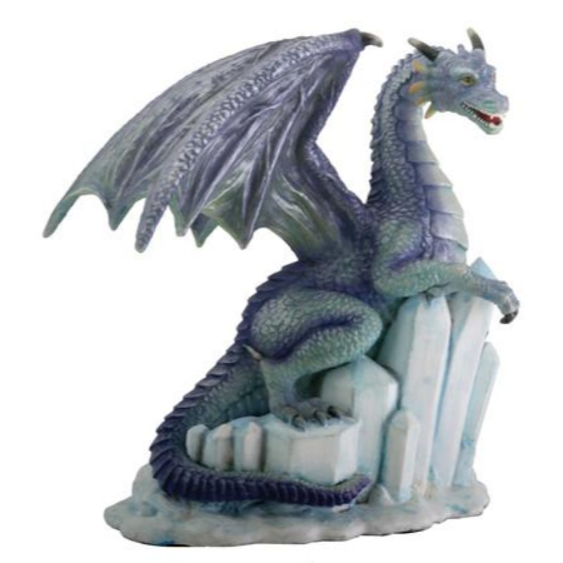 White Ice Dragon Figure - Dragon Figurines Canada
